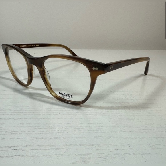 MOSCOT | Accessories | Moscot X Spirit Nyc Norah Dark Blonde Eyeglasses 528147 New Msrp 775 ...